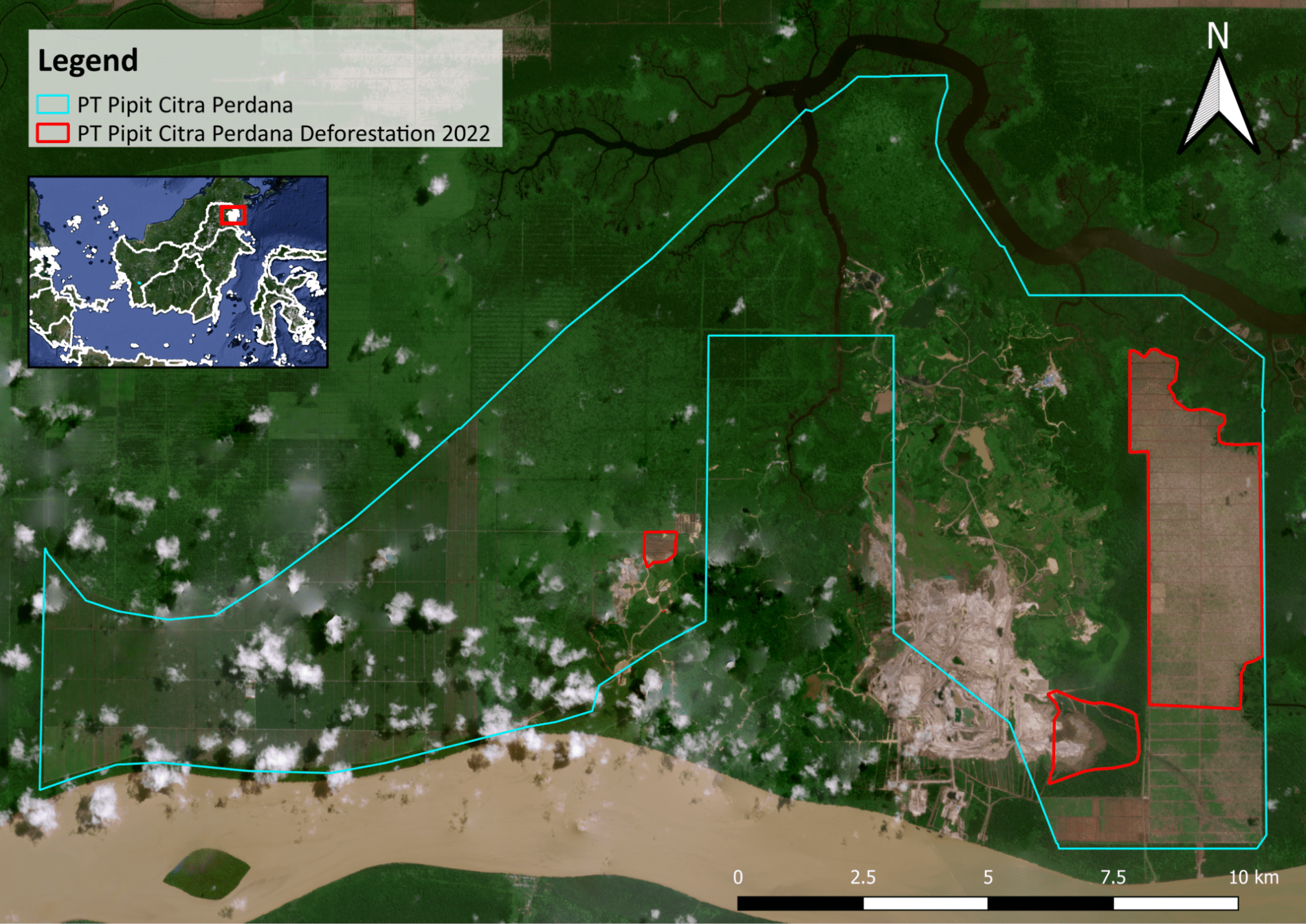 Ten oil palm concessions in Indonesia have already cleared 8,100 ...