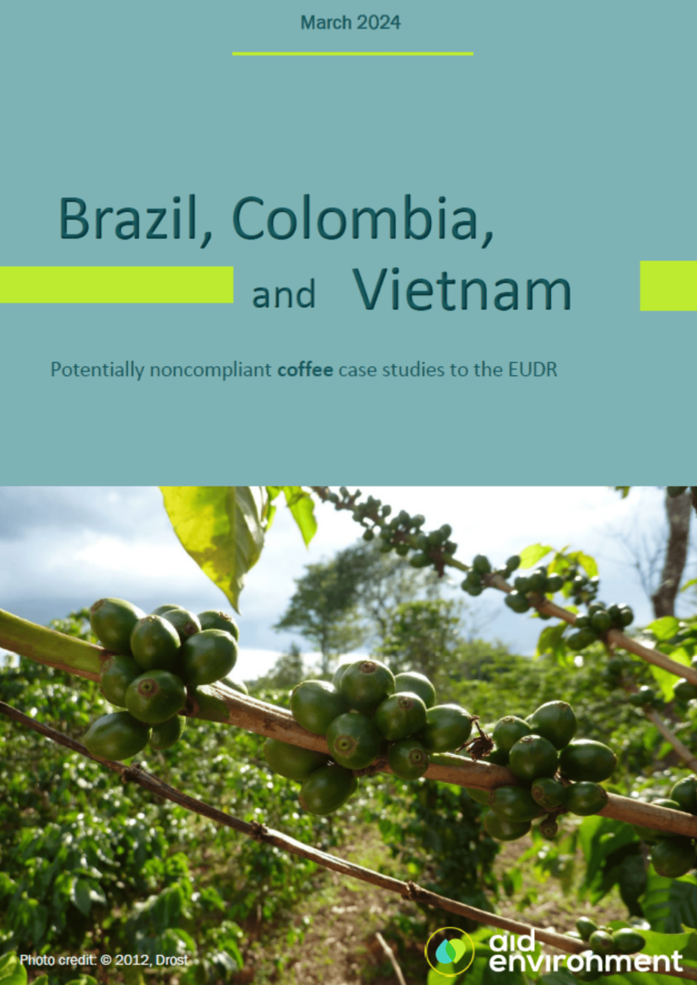 Supply chain & trade analysis series: "Brazil, Colombia, and Vietnam ...